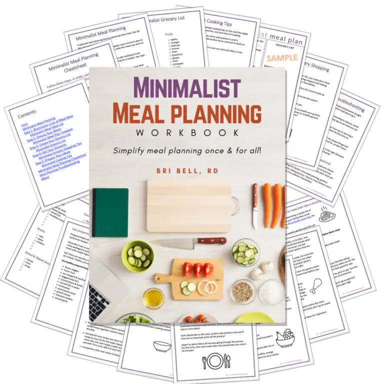 Eating a Minimalist Diet (Dietitian Approved!) • Frugal Minimalist Kitchen